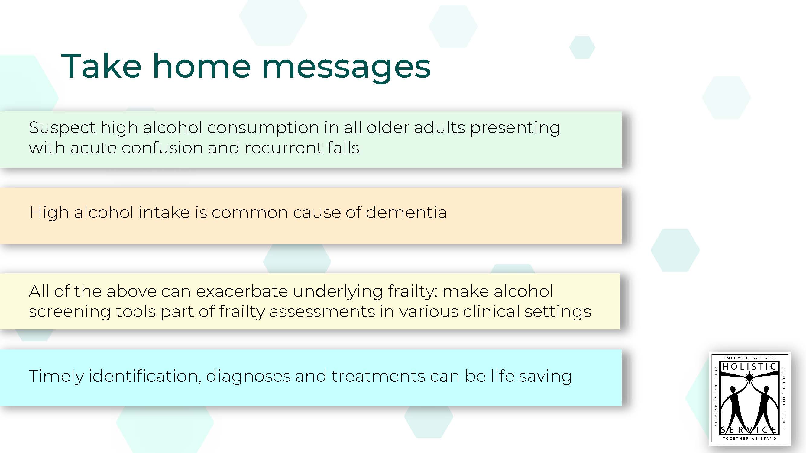 Dr Elena Mucci - Alcohol misuse: A Hidden Cause of Frailty in Older Adults